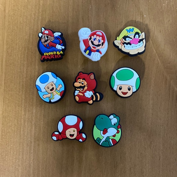 unbranded | Accessories | Nintendo Shoe Charms For Crocs 8 Piece 4 ...